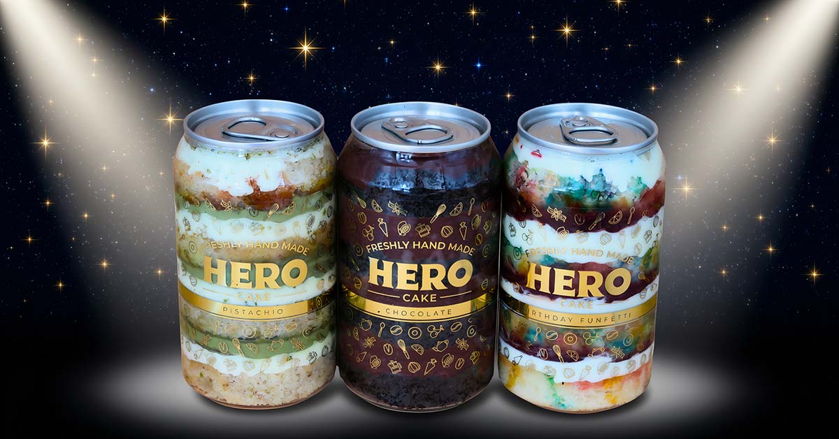 Hero Bakes | Cake in a Can